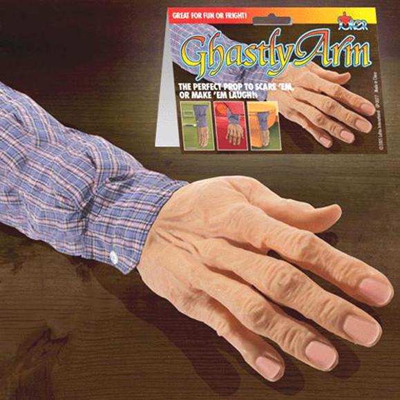 GHASTLY CREEPY HUMAN ARM WITH SLEEVE – NVLTYS